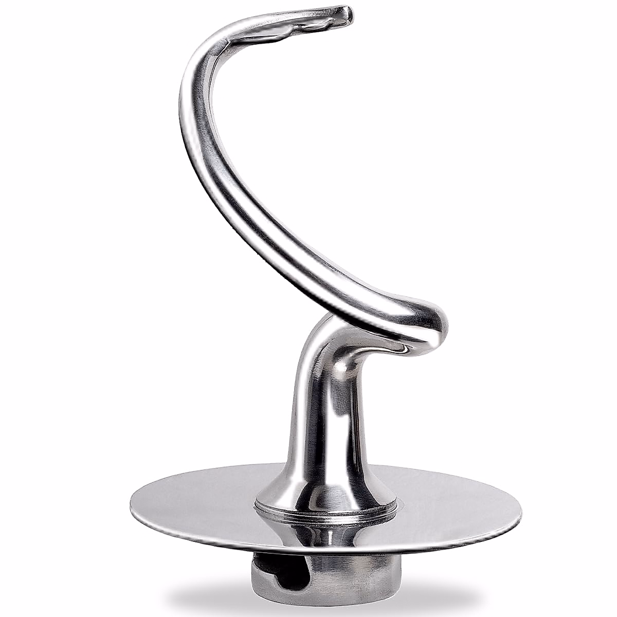 EGNic Stainless Steel Dough Hook Attachment for Kitchenaid 4.5-5 Quart Tilt-Head Stand Mixer, Spiral Dough Hook Replacement for Kitchenaid Mixers Accessories