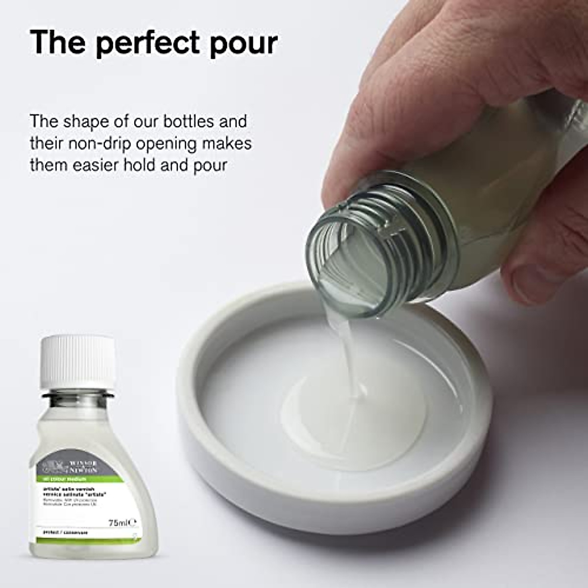 Winsor & Newton Professional Artists' Gloss Varnish, 500ml (16.9-oz) Bottle