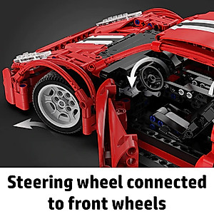 WISEPLAY Car Building Kits for Adults and Kids - Collectible Car Models Kits to Build for Adults and Kids -Technic Set 1:12 Scale 1126 Pieces - Great Birthday Gift for Adults, Teenagers and Kids