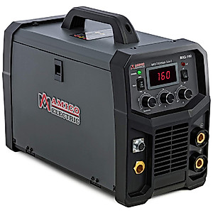 MIG-160, 160 Amp MIG/MAG/Lift-TIG/Stick Arc DC Welder, 3-in-1 Multifunction, Spool Gun Weld Aluminum: SPG15180