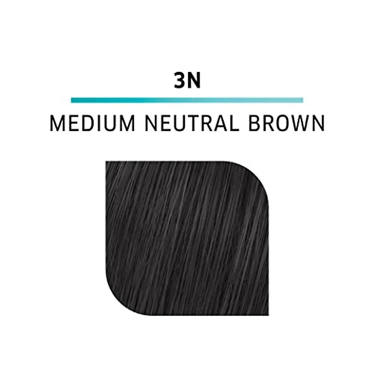 WELLA colorcharm Demi Permanent Hair Color, 3N Medium Neutral Brown 2 oz