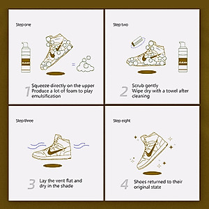 Madala Shoe Cleaner Kit, 7 Oz Sneaker Cleaner, Shoe Cleaning Kit, Shoe Cleaner Sneakers Kit for Leather Shoe, Whites shoes, Nubuck Sneakers, Tennis Shoe, Suede Shoe Cleaner