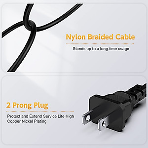 19V Power Cord for Westinghouse TV 24" 32" 40" 42" 46"; Westinghouse TV LD-3260, LD-3255VX, LD-3235, LD-3237, LD-3257, LD-4255VX, LD-4258, LD-4655VX, UW32S3PW, EW32S5UW, UW40TC1W Power Supply