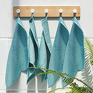 MAKUANG Waffle Weave Towel, Microfiber Waffle Weave Drying Towel Cloth for Car Detailing, Home Kitchen, All-Purpose Streakless Microfiber Cleaning Cloth, 12 x 12 Inches, 8 Pack