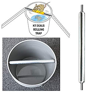 Rolling Mouse Trap Humane Mice Rats Mouse Killer Roll Trap Spinning Log Grasp Rat Catcher Mouse Bucket Trap Roller Traps