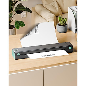 US Letter Thermal Paper - 8.5” x 11” Quick-Dry Letter Paper, Compatible with Phomemo M08F-Letter M832 M831 M833 M834 M835 Q301 Q302 & Brother-Letter Thermal Printer for Documents Contracts, 200 Sheets