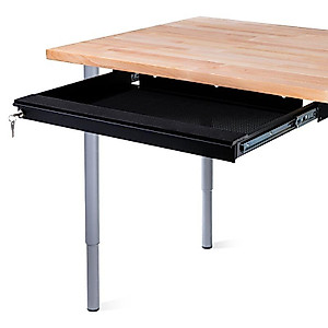 Penn Elcom Under Desk Laptop Drawer, Lockable, for 20” Laptops - Premium Sliding Security Drawers - Model EX-6171B