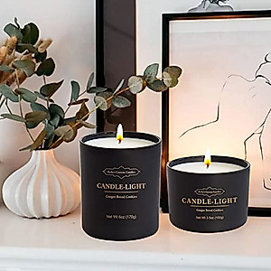 Scented Candles for Men,Misty Forest Strong Scented Candles for Men,Home Scented Candle,6 oz Fall Soy Candles,Christmas Birthday Gifts for Men with Matte Black Gift Box.