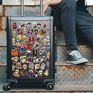 Repellerking Ninja Stickers 100pcs Anime Stickers Vinyl Waterproof Decal Stickers for Laptop Cars Motorcycle Bicycle Skateboard Luggage Trendy Stickers for Teens Kids Children Adults