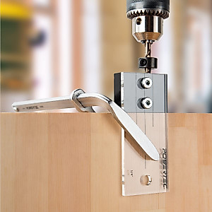 POWERTEC 71397 Ultimate Doweling Jig Kit, for Pocket Hole Joint Assembly, Woodworking & Welding