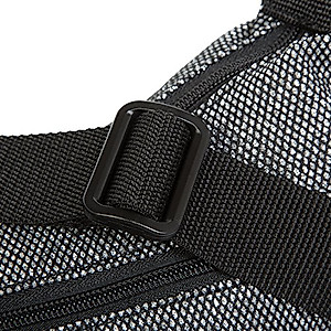 Manhattan Portage Midnight Crescent Street Shoulder Bag (Black) | Hobo Bag