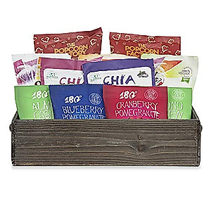 The Lucky Clover Trading Antique Wood Tray with Drawer Handle -13in