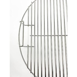 Aura outdoor products 22" Stainless Steel Upgraded Replacement Cooking Grate for Weber Kettle, Recteq Bullseye 22 Inches