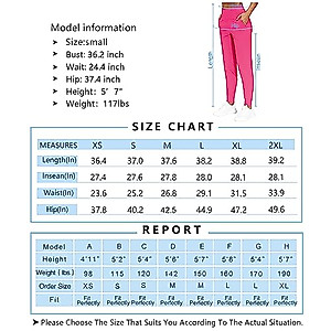 THE GYM PEOPLE Women's Joggers Pants Lightweight Athletic Leggings Tapered Lounge Pants for Workout, Yoga, Running (Large, Bright Pink)