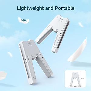 JINGDU Switch Joy-Con Charging Grip Compatible with Nintendo Switch & OLED Model, Play While Charging, Portable V-Shaped Switch Joy-Con Controller Charger with Indicators, White