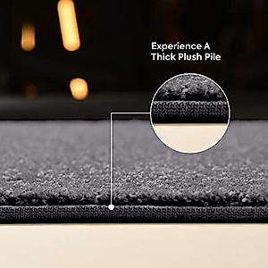 Furnish my Place Grey 3' x 5' Solid Color Rug Made in USA