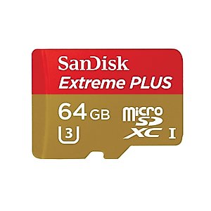 SanDisk Extreme Plus 16GB MicroSDHC UHS-I Memory Card Speed Up To 80MB/s With Adapter- SDSDQX-016G-U46A (Older Version)