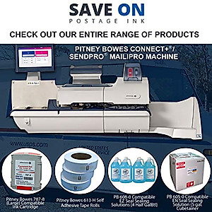 Save On Postage Ink E-Z Seal Sealing Solution - Sealing Solution for DM Series Mailing System - PB E-Z Seal- Postage Meter Sealing Solution (5 Gallon)