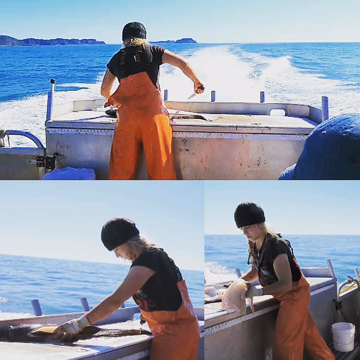 HHQ Fish Fillet Mat Fish Cleaning & Cutting Board Grips Fish for Easy Filleting, 14"x24"