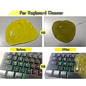 HonenF Jelly Cleaning Gel,Universal Cleaning Gel for Car and Keyboard,Car Cleaning Putty,Cleaning Gel for Car Detailing,Dust Cleaning Gel for Car,Car Interior Cleaner,Car Vent Cleaner