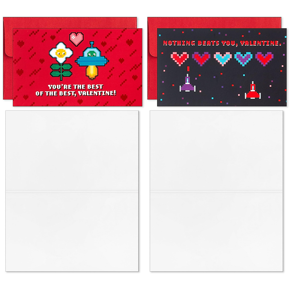 Hallmark Kids Mini Valentines Day Cards Assortment, 18 Classroom Cards with Envelopes (Tacos, Pizza, Doughnuts)