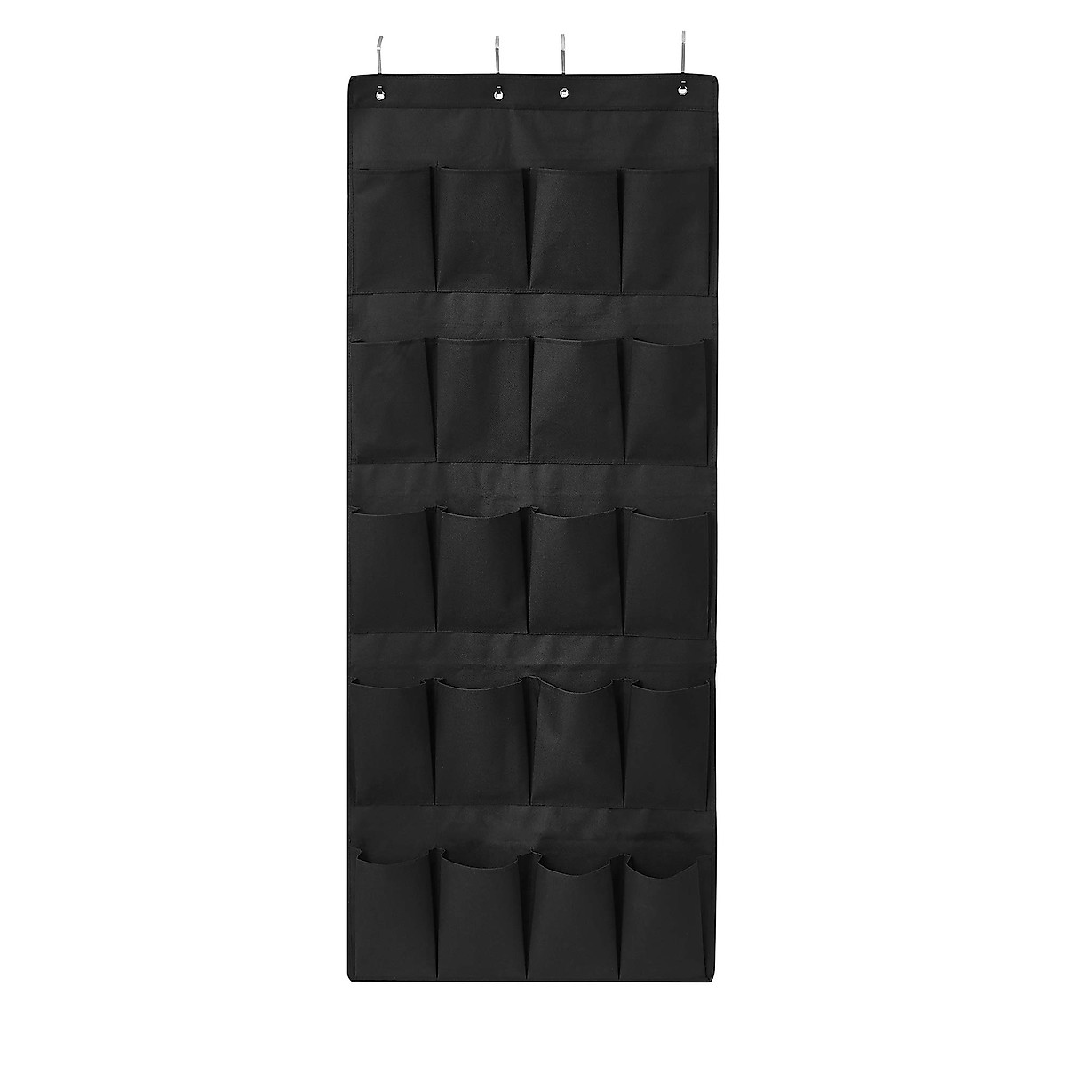 DormCo Hanging Over-The-Door Shoe Pockets - TUSK College Storage - Black