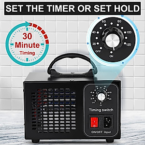 Ozone Generator Air Purifier 20000 mg/h,Commercial/Home Ozone Generator for Rooms,Cars,Smoke and Pets