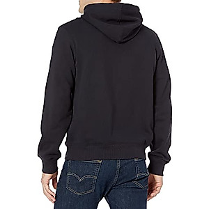 Lacoste Men's Long Sleeve 1927 Graphic Hooded Sweatshirt, Abysm, S