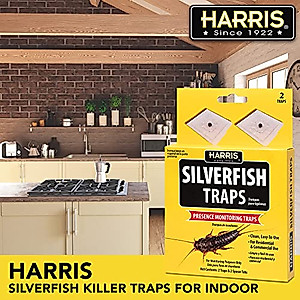 Harris Silverfish Killer Traps for Indoor, 2-Pack