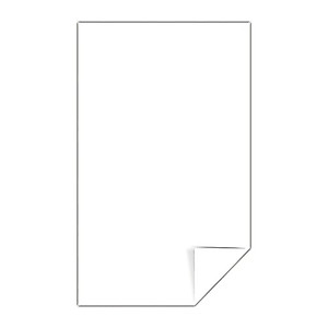 Wausau Exact Vellum Bristol Cardstock, 250 Sheets, White, 94 Brightness, 67 lb, 8.5 x 14 Inches