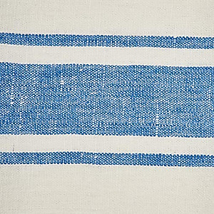 LinenMe Tuscany Hand and Guest Towels, 18" x 28", Off White/Blue