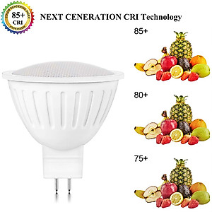 Small Frog 120V MR16 Led Bulbs 5W Replace 40W -50W Halogen Bulb,3000K Soft Warm White,120 Voltage MR16 GU5.3 Bulb Spotlights for Landscape Flood Track Lighting,Dimmable,Pack of 6