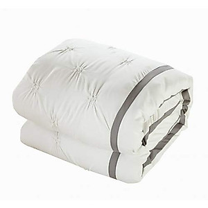 Chic Home 8 Piece Vermont Comforter Set, King, White