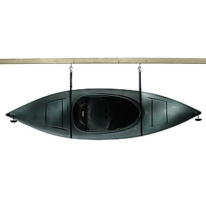 attwood 11953-4 All-In-One Hoist System for Kayaks, Canoes and Bikes, Black Finish