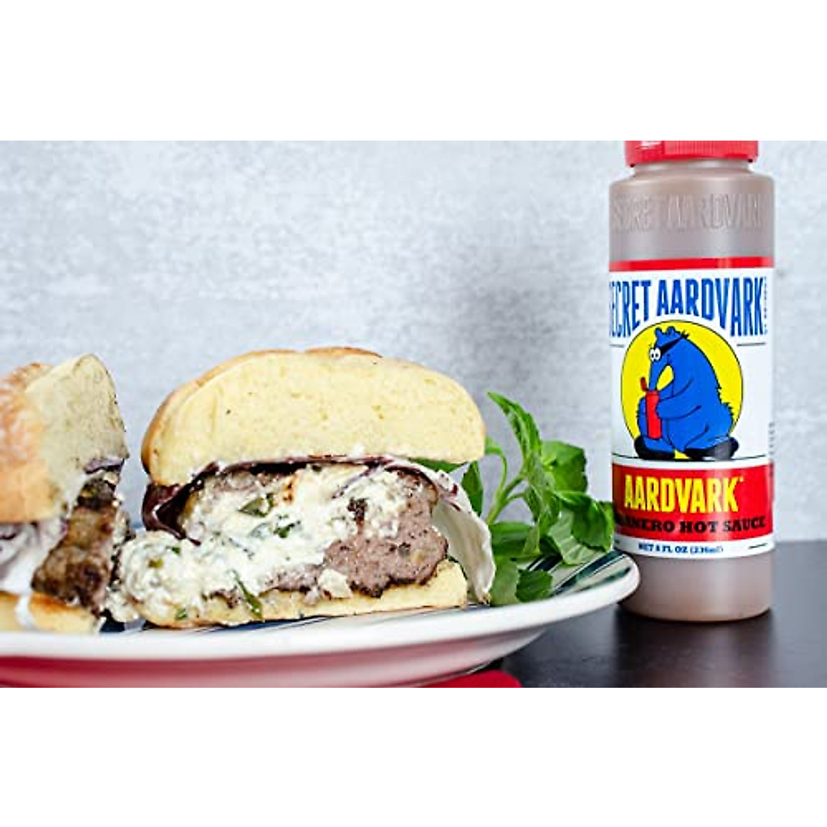 Secret Aardvark Habanero Hot Sauce – Habanero Peppers & Roasted Tomatoes, Medium Spiced Hot Sauce, BBQ Sauce, Non-GMO, Low Sugar, Low Carb, Gluten-Free Hot Sauce & Marinade – 8 fl oz 1 Pack