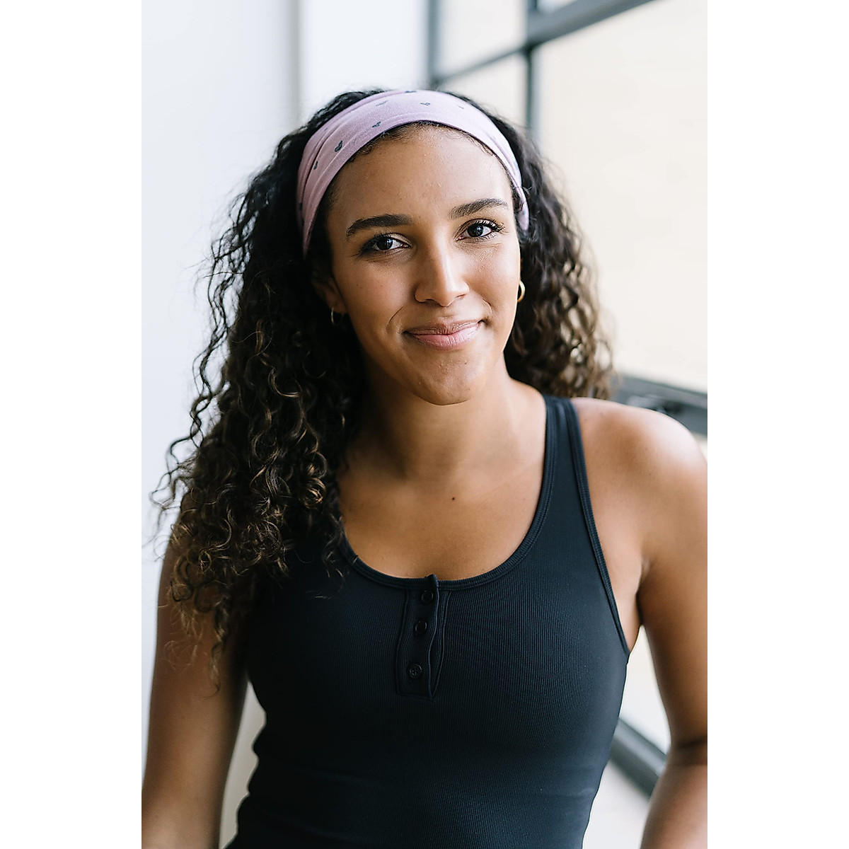 Maven Thread Darling, Workout Headbands for Women, Wide Headbands for Women, Sports Running Headband for Exercise, Gym hairband Athletic Workouts and Yoga 4" Thick Non Slip Sweatbands for Women 2Pack