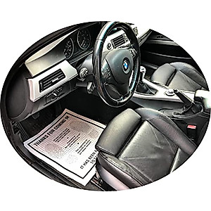 AutoMat Plastic Coated Disposable Paper Automotive Floor Mat (Case of 500)