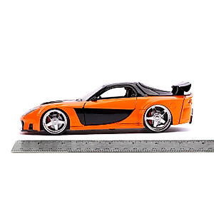 Fast & Furious 1:24 Han's Mazda RX-7 Die-cast Car, Toys for Kids and Adults