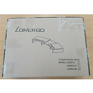 LORYERGO Dual Monitor Stand - [Upgraded] Monitor Stand w/ 2 Slots for Phone & Tablet, Dual Monitor Riser, Length and Angle Adjustable, Computer Stand for Monitor, Laptop, Tablet (Black)