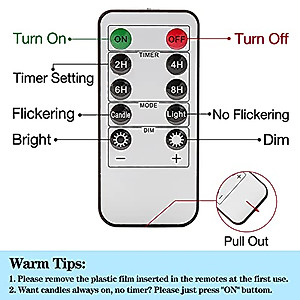 duduta Green Flameless LED Pillar Candles with Remote Φ 2" H 4" 6" 8" 10", Slim Tall Battery Operated St Patricks Day Candles Set of 4