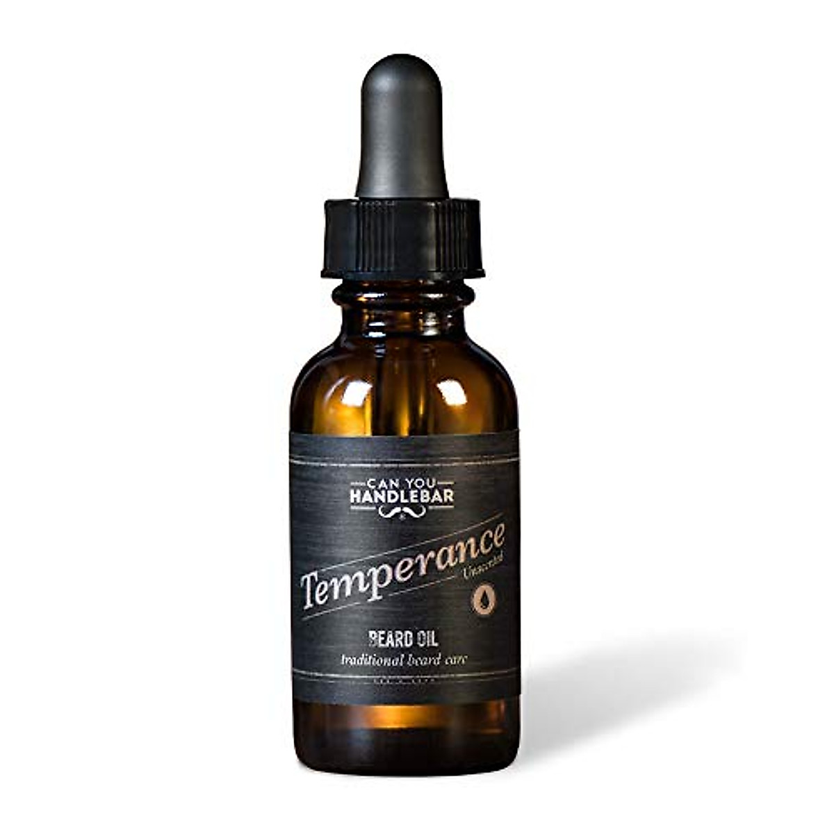 Can You Handlebar Beard Oil for Men, Natural Beard Care Conditioner Moisturizer Softener Grooming Product, Fragrance-Free Unscented, 1oz Dropper Bottle