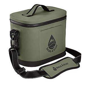 Skog Å Kust ChillSåk Airtight & Leakproof Soft Cooler Bags | Flip 6 Can Olive Green