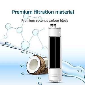 AQUA CREST RC 3 EZ-Change Advanced Water Filter Replacement, Replacement for Culligan RC-EZ-3, IC-EZ-3, US-EZ-3, RC-EZ-1, Brita USF-201, USF-202, DuPont WFQTC30001, WFQTC70001, 2K Gallons (Pack of 1)