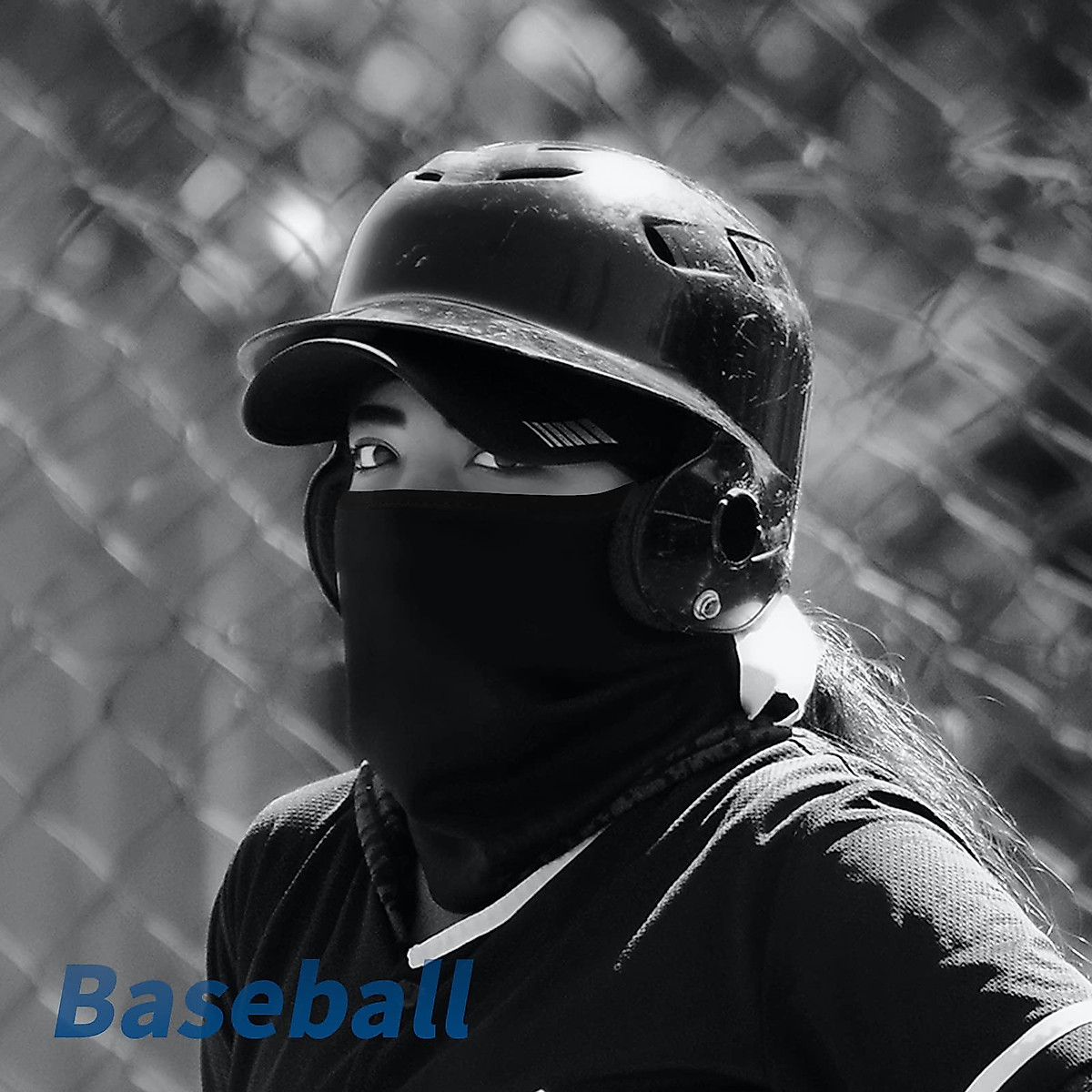 YESLIFE 2 Pieces Black Ski Mask, Balaclava Face Mask for Men and Women – Skiing, Snowboarding, Motorcycle, UV Protection & Wind Protection, Hat