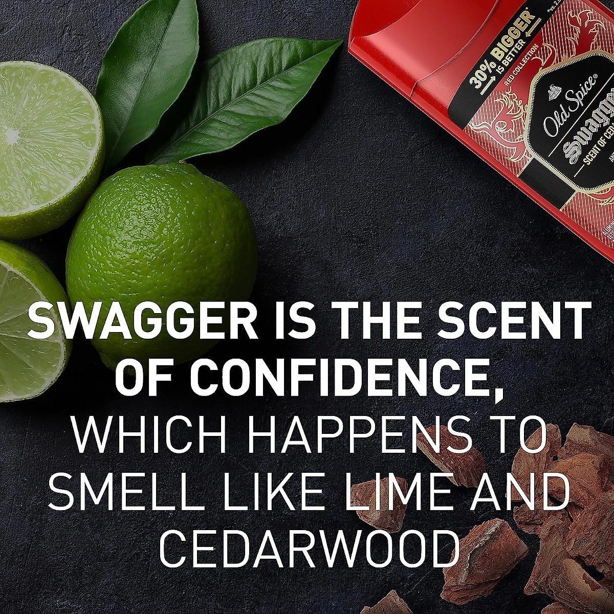 Old Spice Antiperspirant and Deodorant for Men, Invisible Dry Spray, Stronger Swagger Scent, 4.3 Oz, Pack of 3