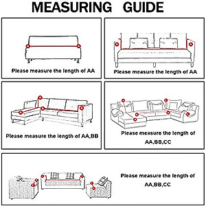 TVPFM Sofa Cover for Pets for Sofa Stretch Polyester Sofa Slipcover,L Shape Couch Covers for Sectional,1-Piece Universal Sofa Cover-Blue 4 Seater(1pic)