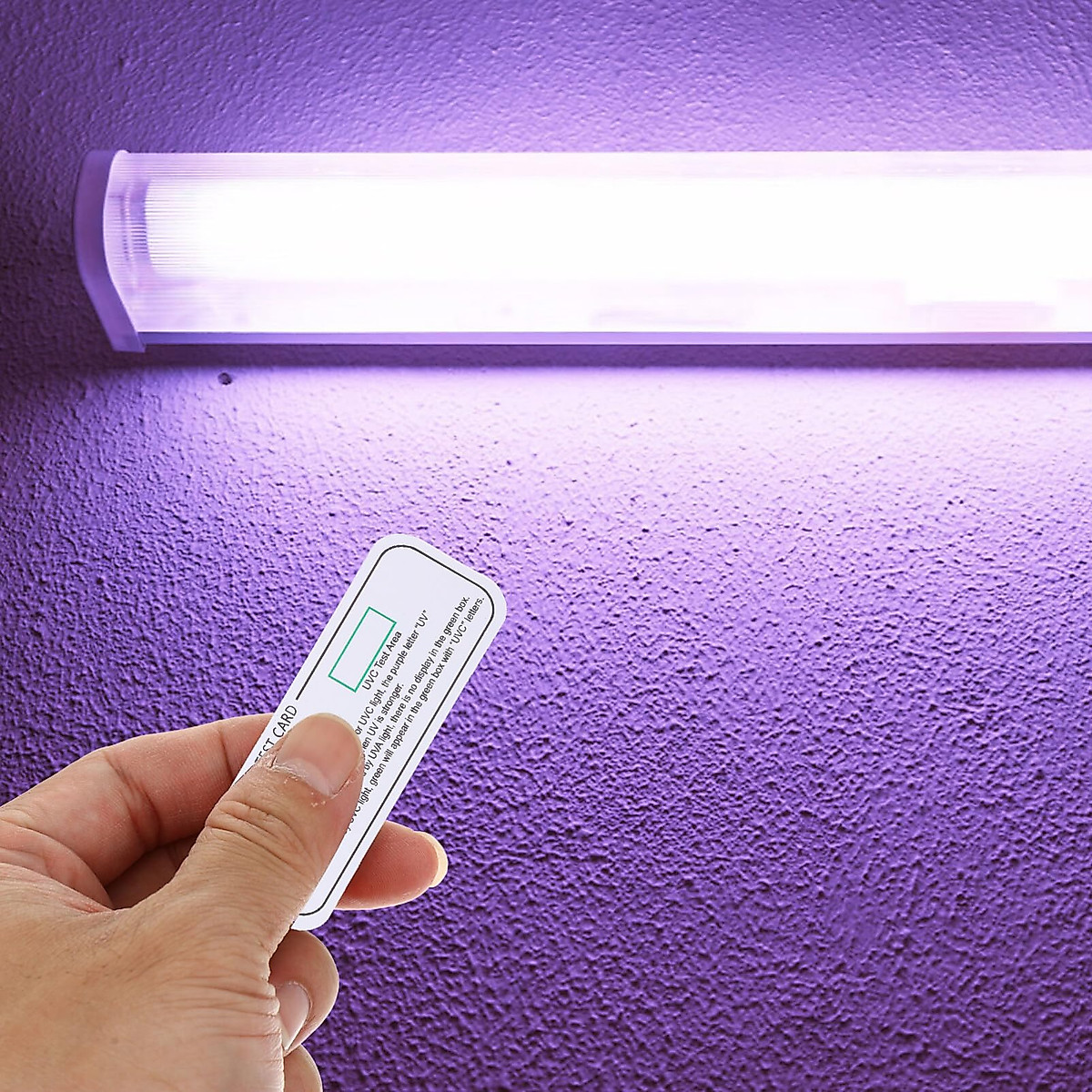 20pcs Light Test Cards UVA UVC Test Cards Light Wavelength Indicator Cards