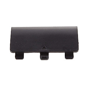 5 PCS Battery Cover Door Lid Shell Replacement Parts for Xbox One Wireless Controller (Black)
