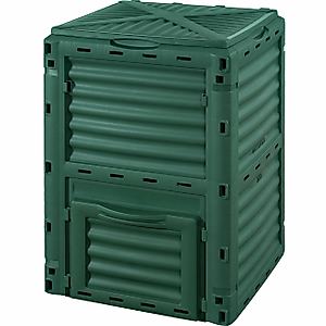 GARDEN FRIEND C1933431 Composter 300 Lt. Made of weather-resistant polypropylene, green
