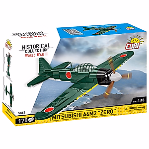 COBI Historical Collection WII Mitsubishi A6M2 Zero Japanese Fighter Plane